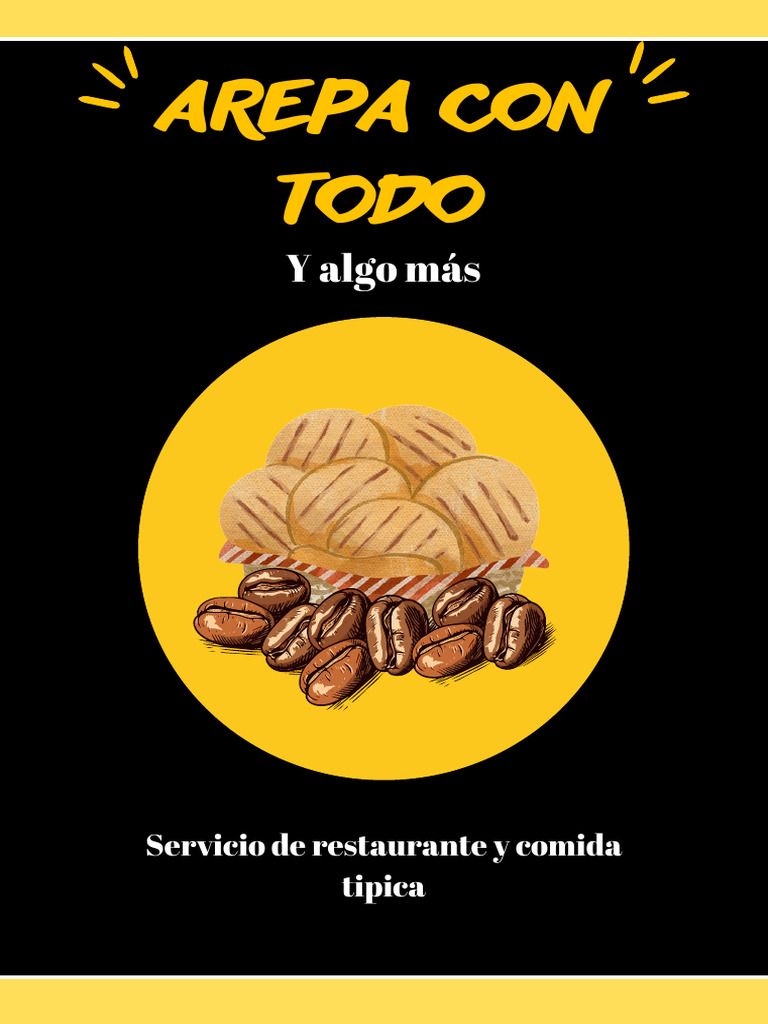 Menú de Arepas y Comida Típica | PDF | Queso | Maíz