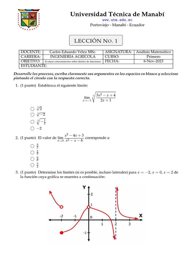 Leccion 1 Ana Mat | PDF | Análisis | Conceptos matemáticos
