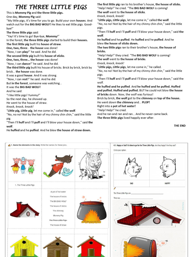 THE THREE LITTLE PIGS - 6TO A, B y C - EP1 PDF | Download Free PDF ...