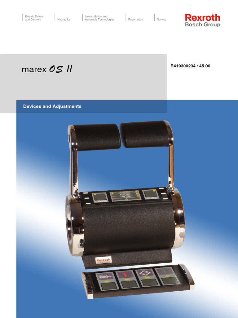 Rexroth Devices and Adjustments R419300234-BDL-001-AA - en | PDF ...