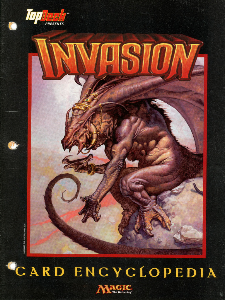 Invasion Card Encyclopedia Magic the Gathering 2000 | PDF | Trading Cards