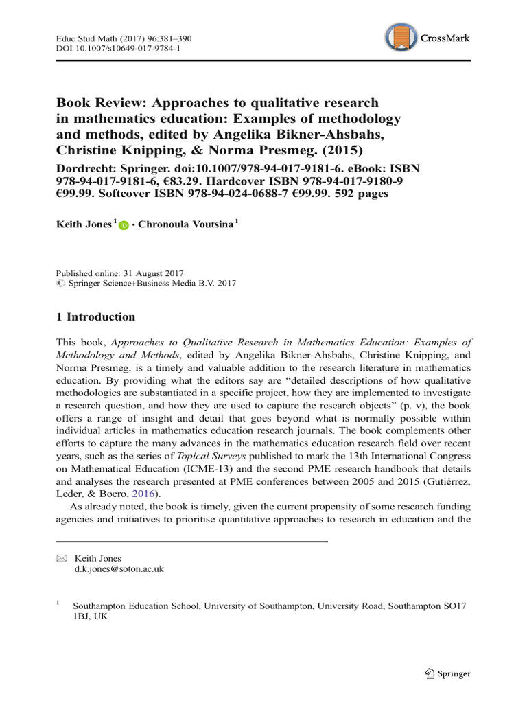 Approaches to qualitative research | PDF | Methodology | Analysis