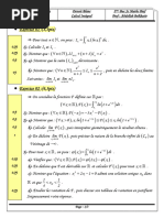 Examen blanc math 2 bac 2025 | PDF | Mathématiques | Analyse mathématique