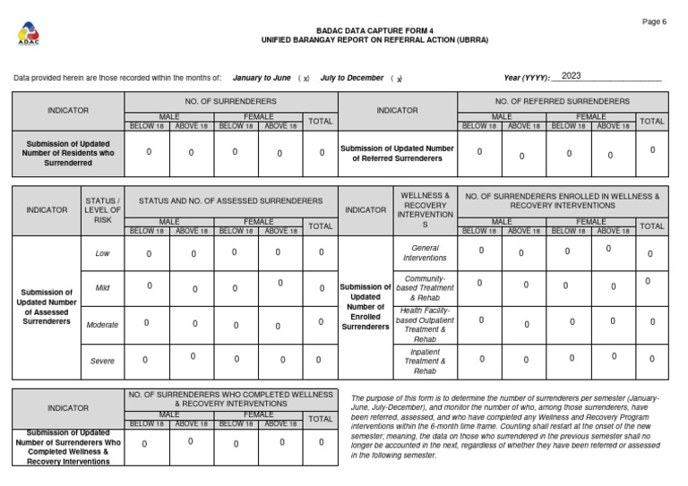 3.1.9. BADAC Form 4 (UBRA) | Download Free PDF | Health Care | Clinical ...