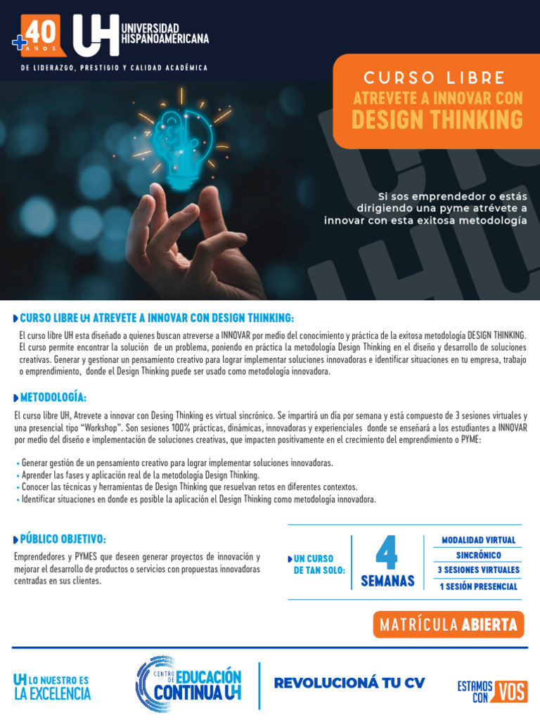 Plan de Estudio Design Thinking | PDF | El pensamiento de diseño ...