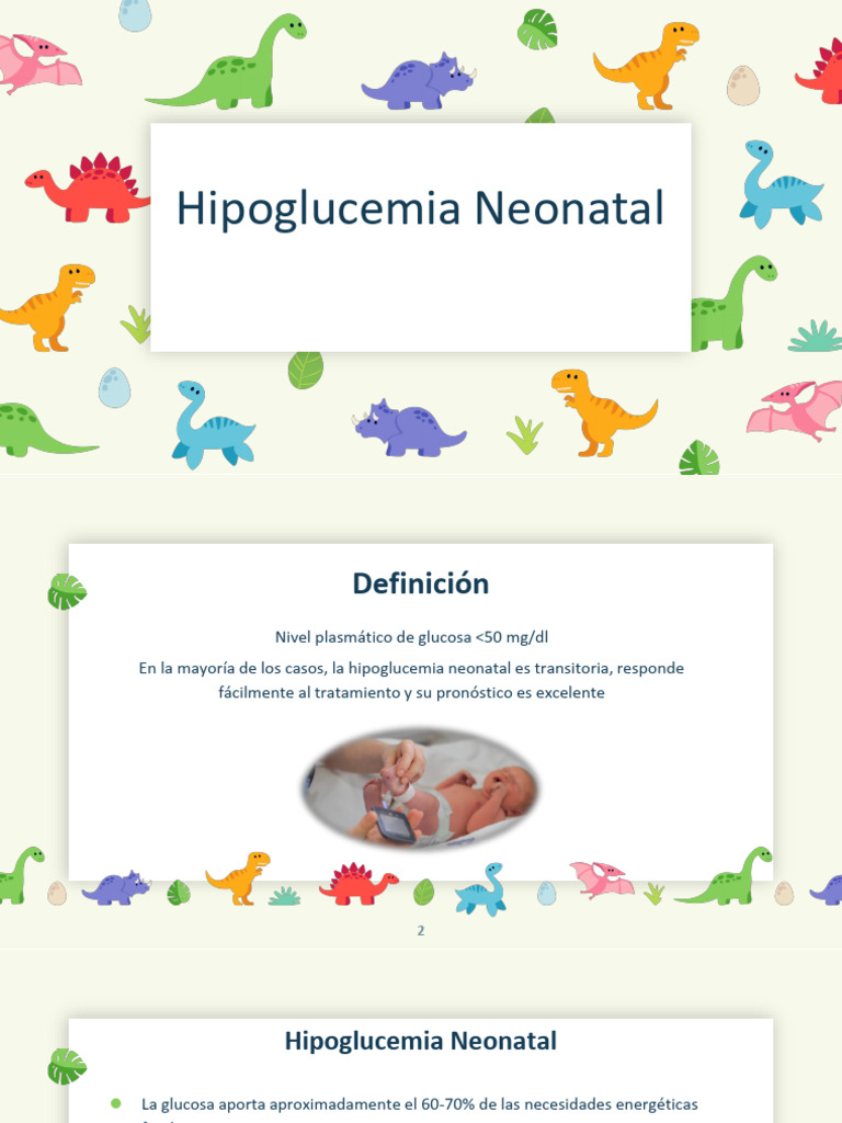 Hipoglucemia Neonatal: Causas y Tratamiento | PDF | Páncreas Endocrino ...