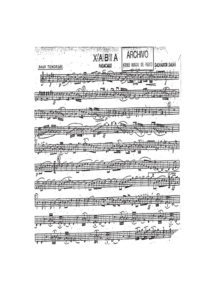 Xabia Tenor | PDF