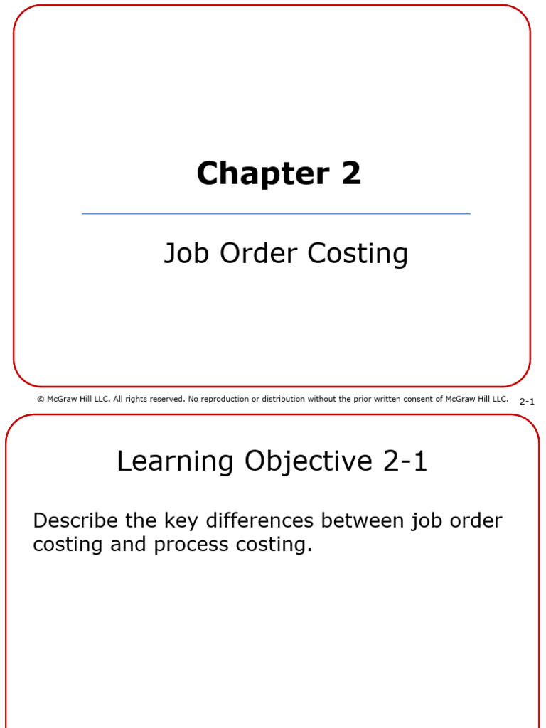 Whitecotton MA 5e Chap002 | PDF | Management Accounting | Business Economics