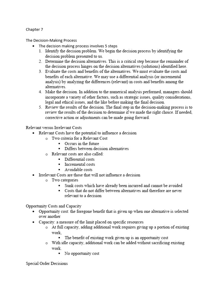 Principles II Exam 3 Review Notes Spring 2023 | PDF | Cost Of Goods ...