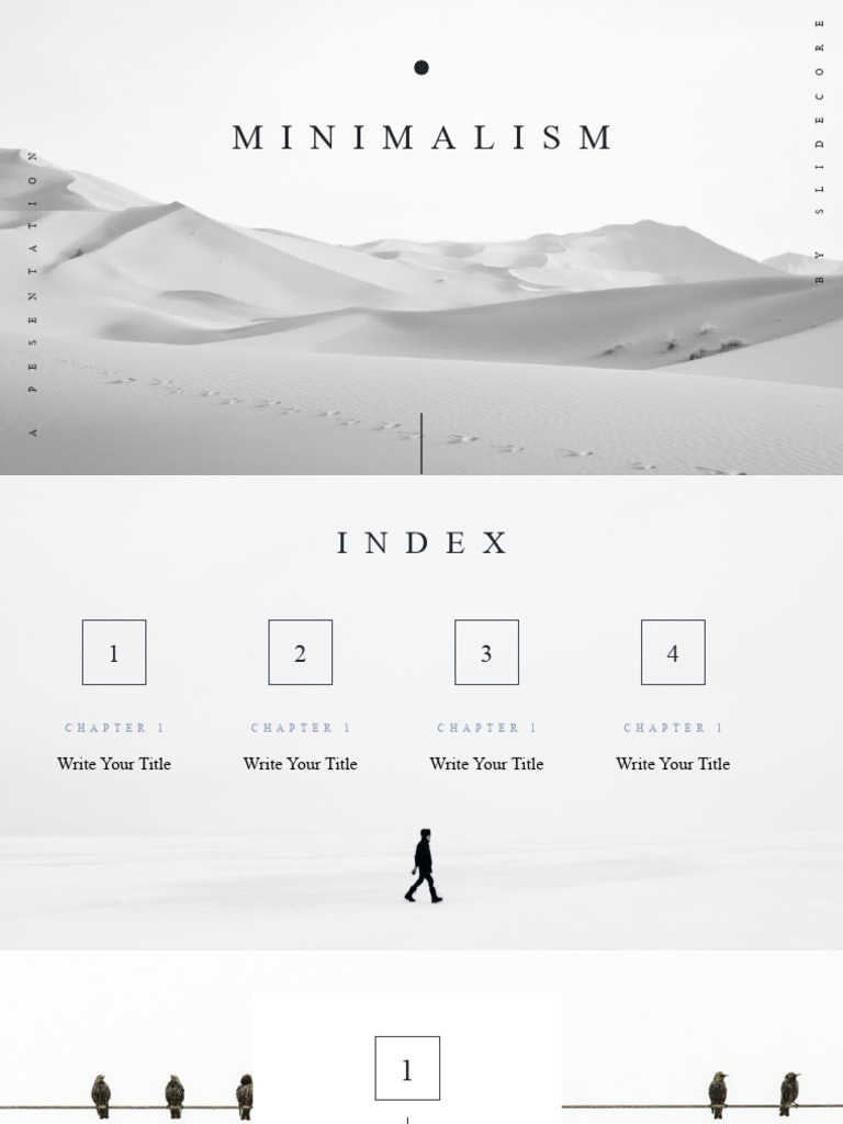 Livia Minimalism Presentation Template by Slidecore Onbad3 | PDF ...