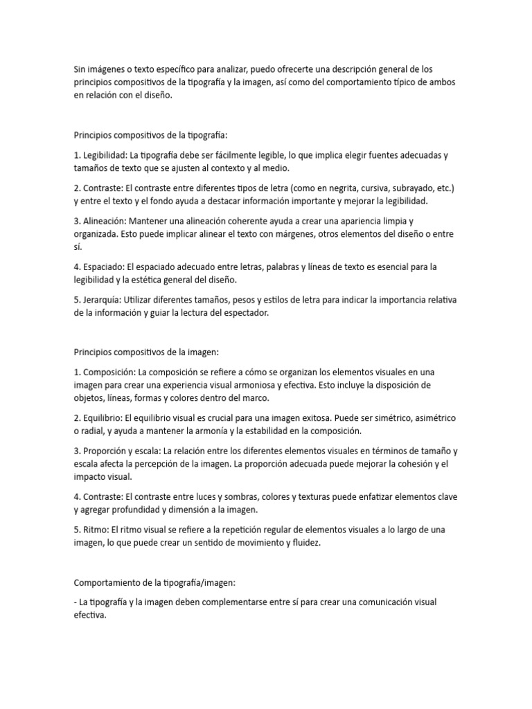 Sin imágenes o texto específico para analizar | PDF | Composición ...