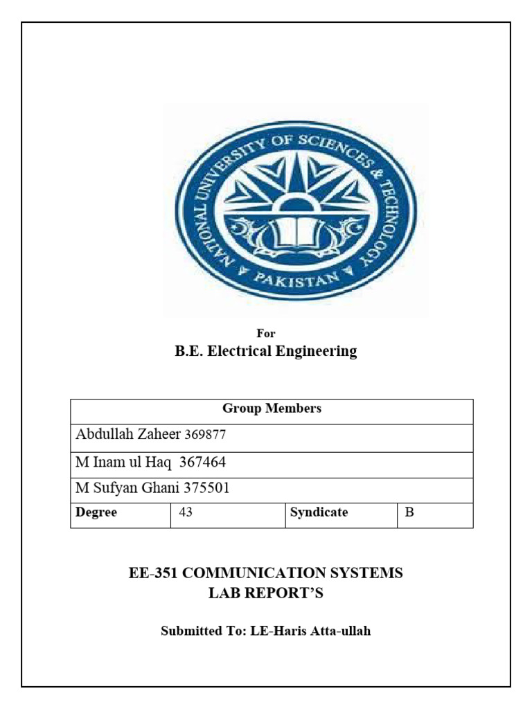 Lab report7,10,11 | PDF | Frequency Modulation | Modulation