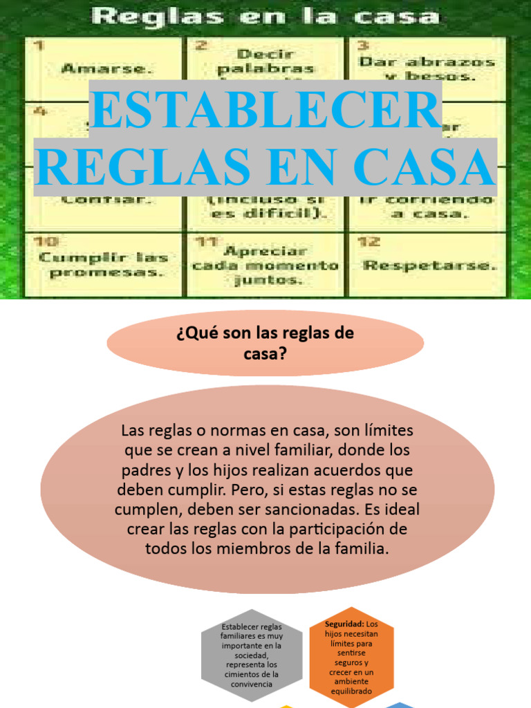 ESTABLECER REGLAS EN CASA | PDF