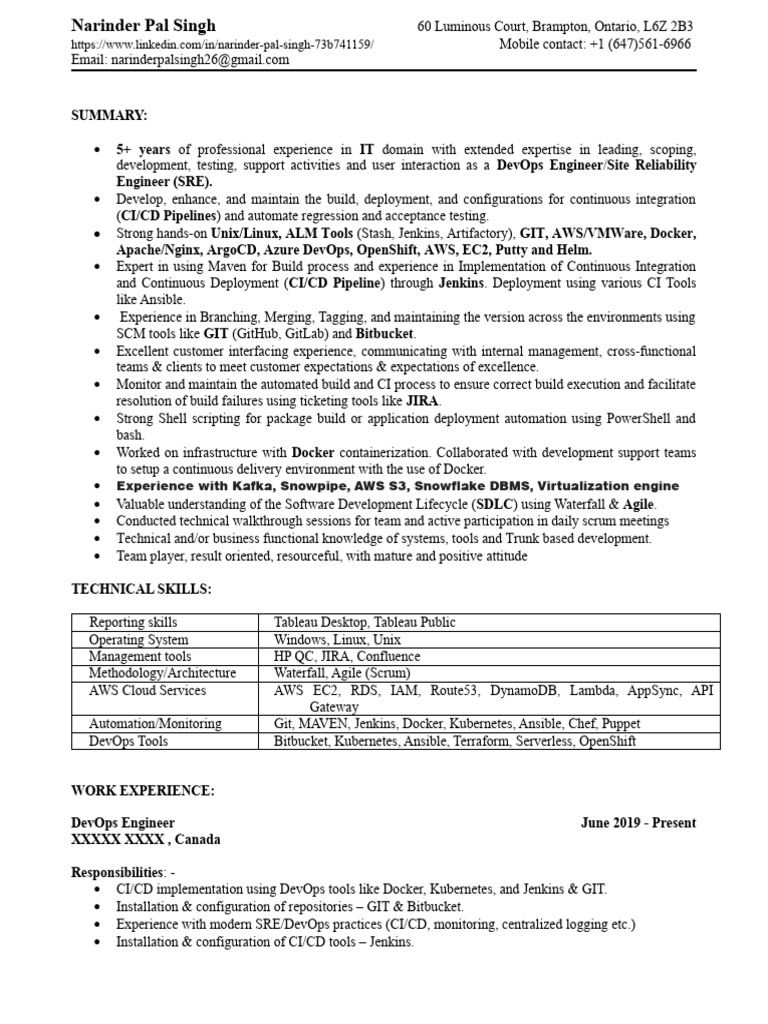Narinder Resume | PDF | Microsoft Azure | Cloud Computing Narinder Resume | PDF | Microsoft Azure | Cloud Computing