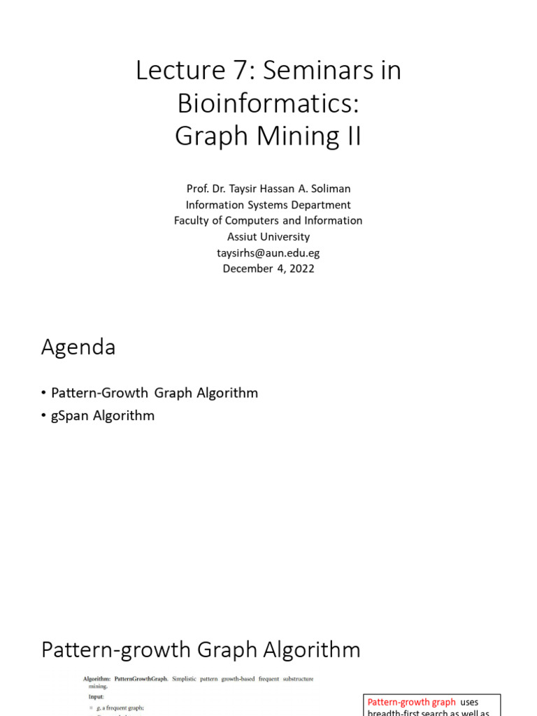 Seminars BNF Lecture7 GraphII 2022 | Download Free PDF | Algorithms And Data Structures ...