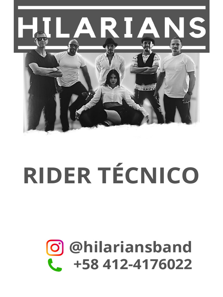 Hilarian's Band Technical Rider | PDF