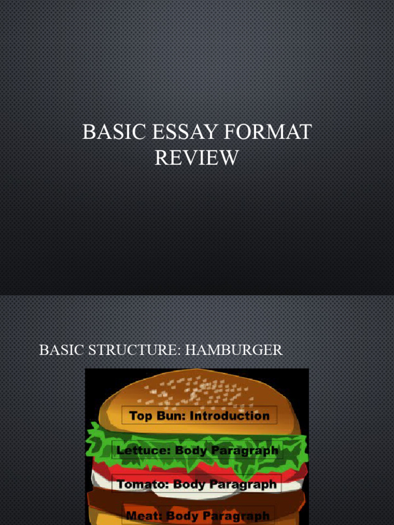 Basic Essay Format | PDF | Essays | Argument