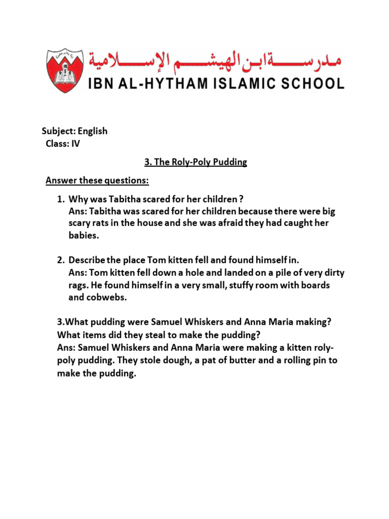 The Roly - Poly Puding Notes | PDF | Social Science | Art