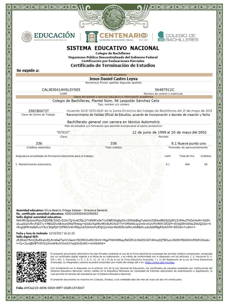 Jesus Daniel Castro Leyva | PDF