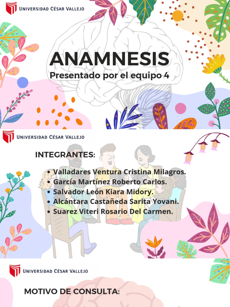 ANAMNESIS PPT | PDF