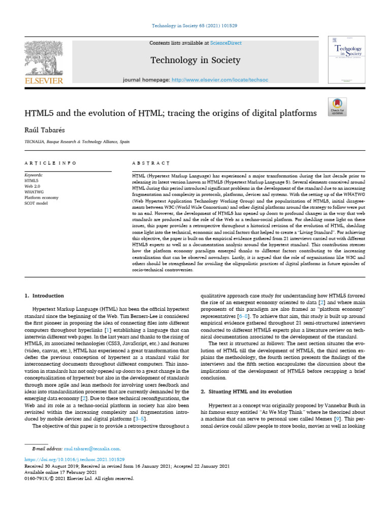 html5 evolution | PDF | Html5 | World Wide Web