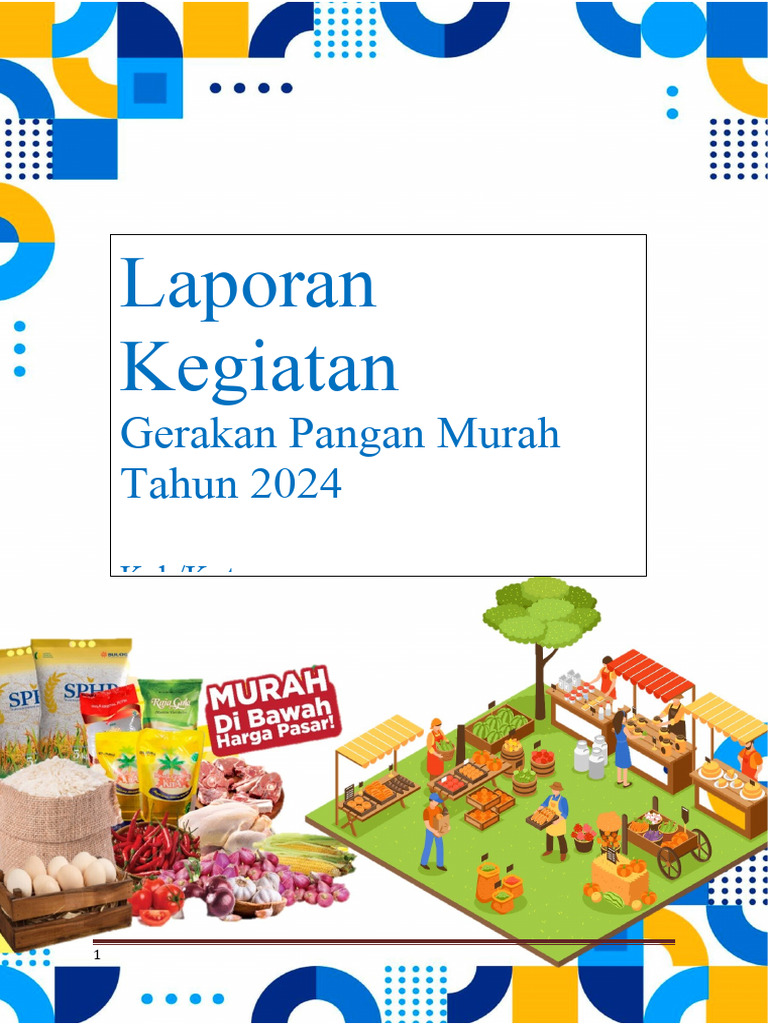 Template Laporan GPM Daerah Tahun 2024 | PDF
