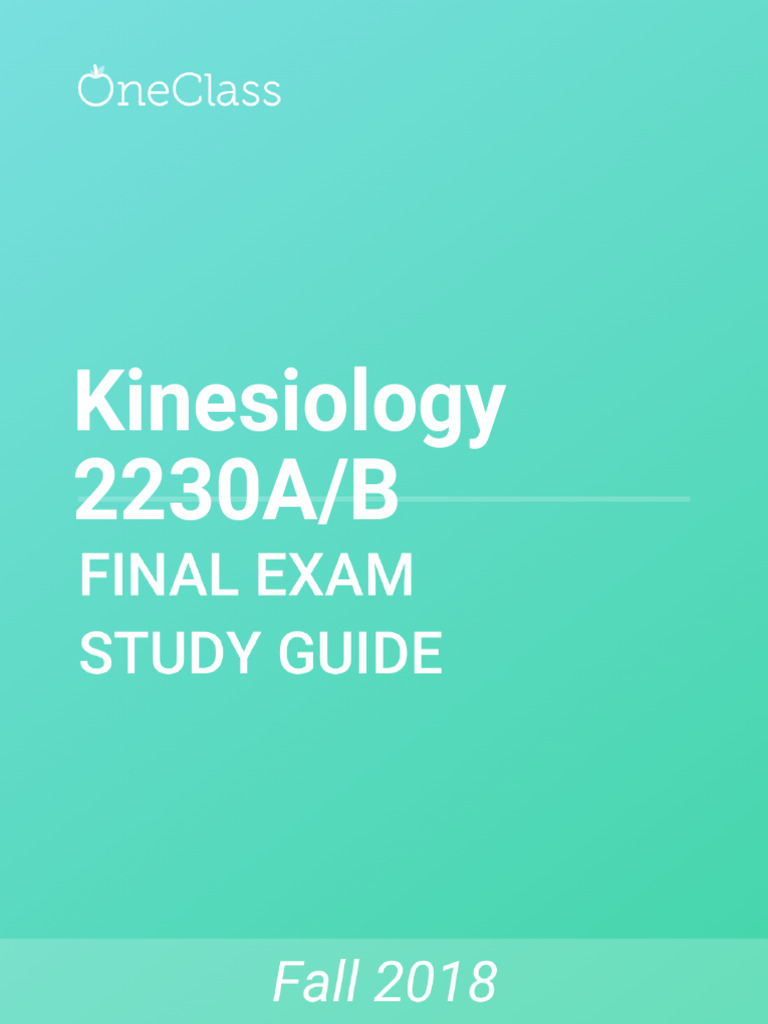 Ex Phys Final Study Guide 2 | PDF | Glycolysis | Cellular Respiration