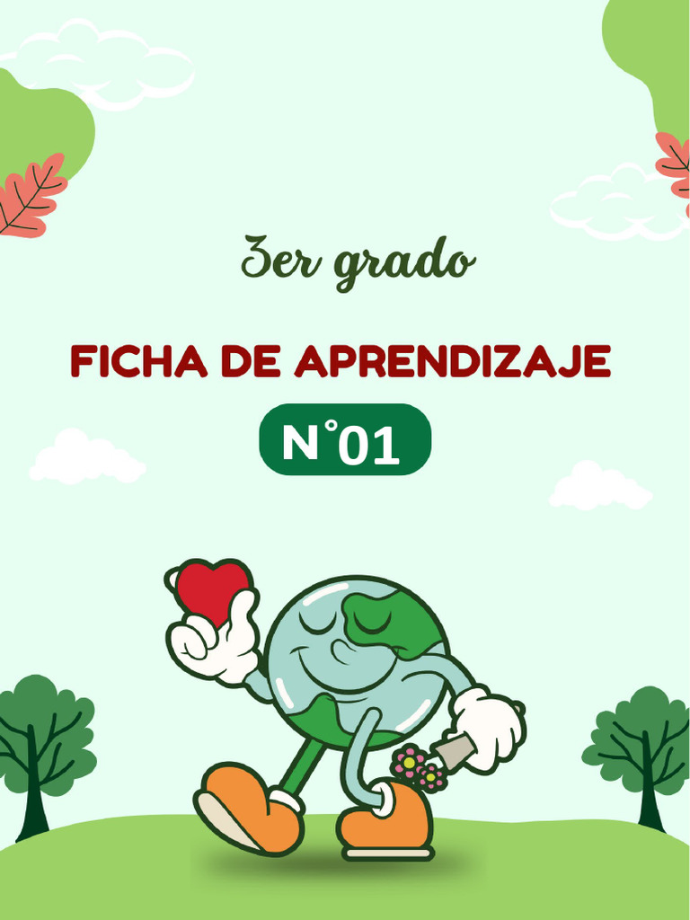Ficha de Aprendizaje N°1 - 3er Grado | PDF | Cognición | Ciencia cognitiva Ficha de Aprendizaje N°1 - 3er Grado | PDF | Cognición | Ciencia cognitiva