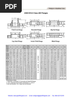 API 650 Flange Dimensions Chart | PDF | Pipe (Fluid Conveyance ...