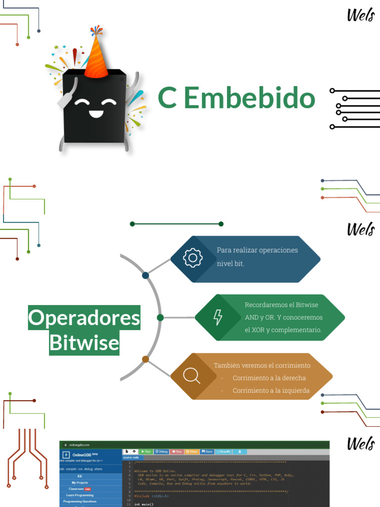 Operadores Bitwise Clase 5 - C Embebido | PDF | Ciencias de la Computación | Informática