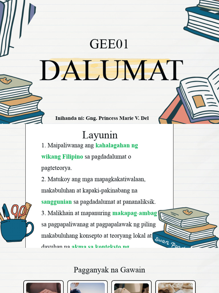 Dalumat PPT Aralin 1 | PDF