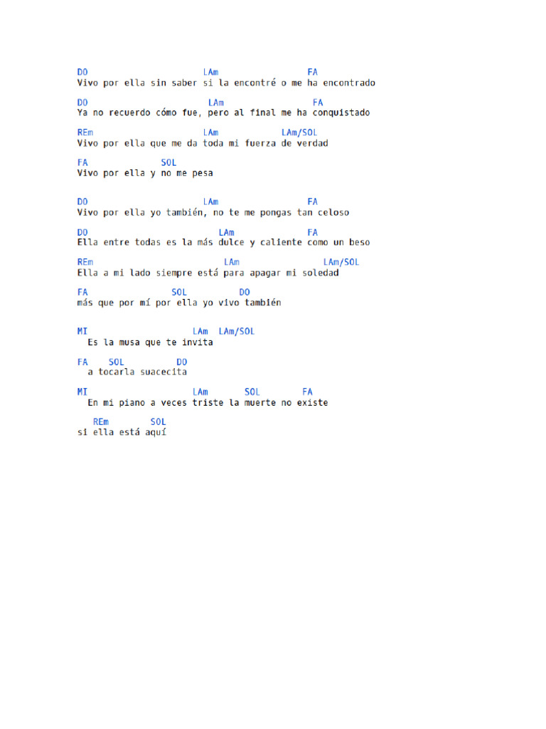 Vivo Por Ella | PDF