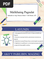 Module Sa Malikhaing Pagsusulat | PDF