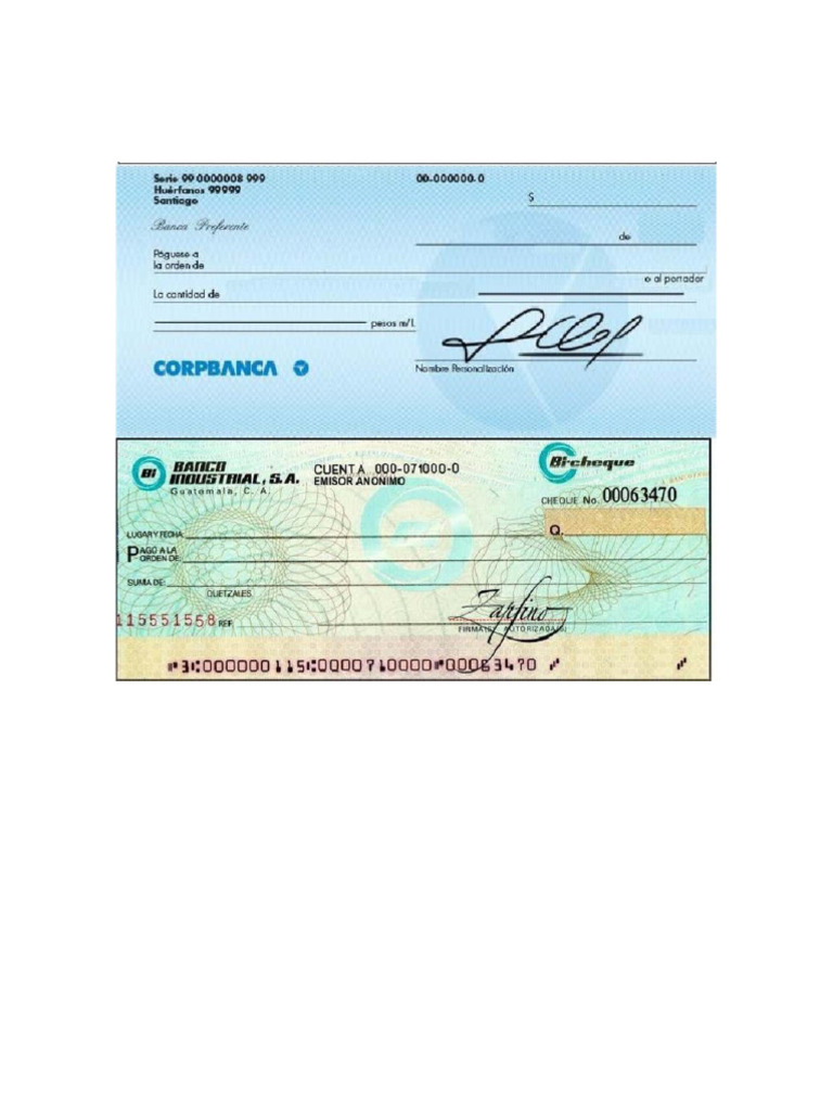 Cheques | PDF