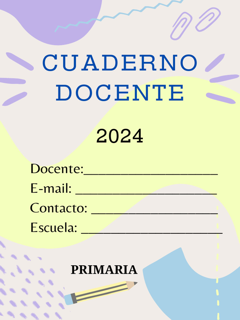 CUADERNO DOCENTE (PRIMARIA) - Lucy 2024 | PDF