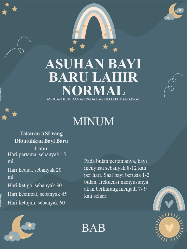 Panduan Asuhan Bayi Baru Lahir | PDF