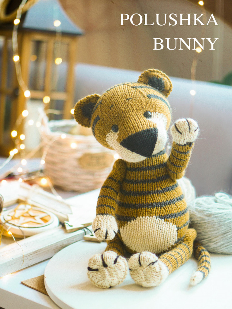 Tiger Knitted | Download Free PDF | Knitting | Basic Knitted Fabrics