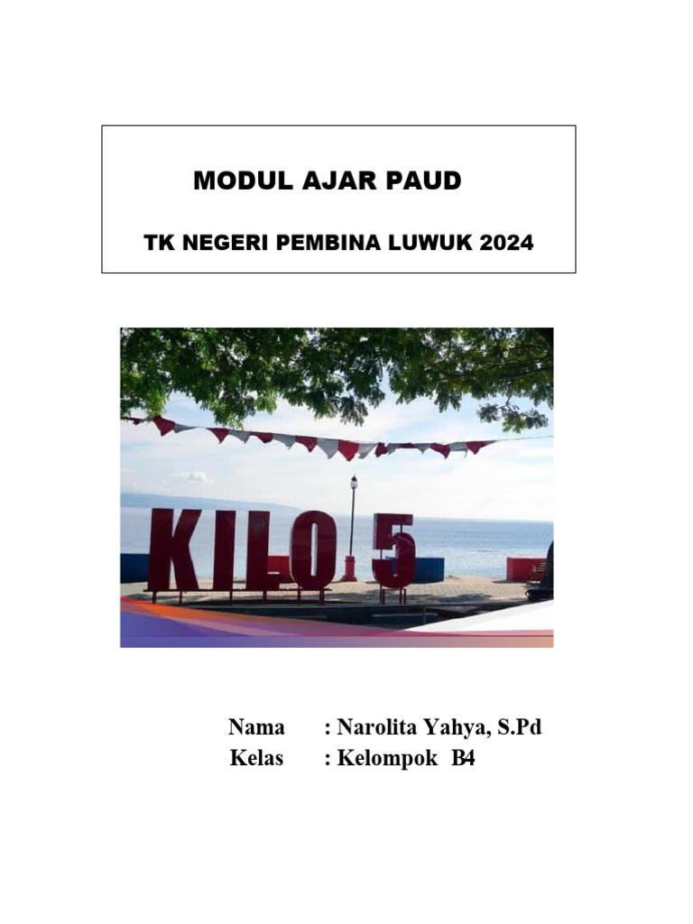 MODUL AJAR Taman Wisata Km5 | PDF