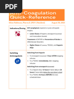 Transition of Anticoagulants 2016: From To Action | PDF | Hematology ...