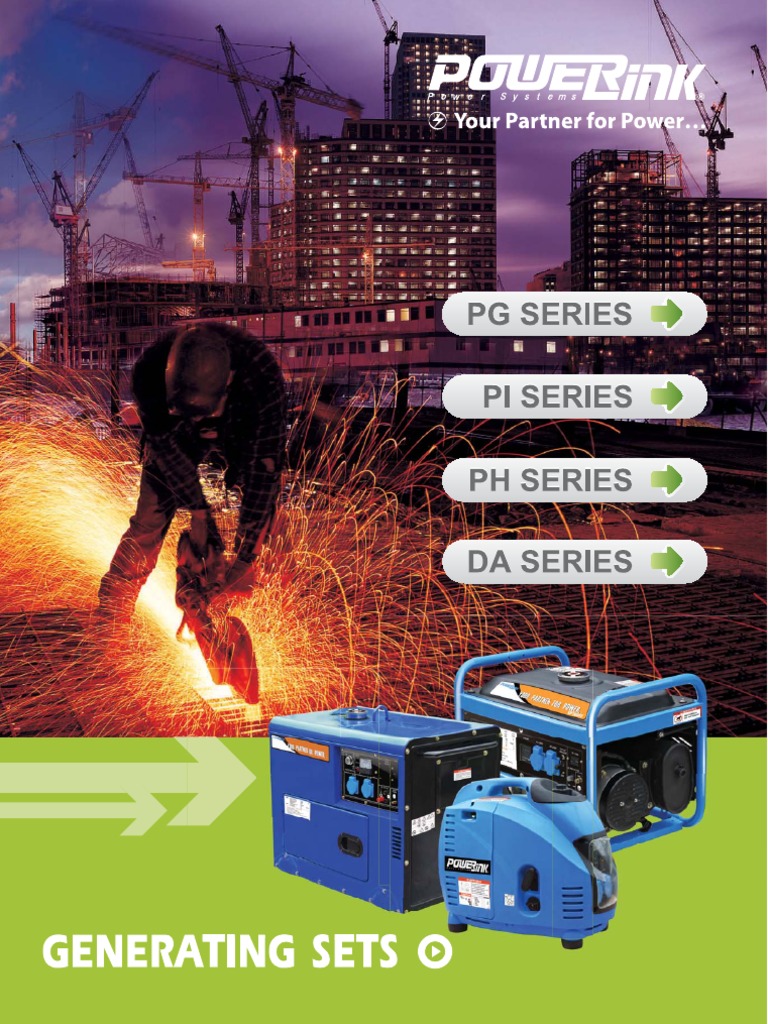 Powerlink Small Size Generator Sets | PDF | Home Appliance | Engines