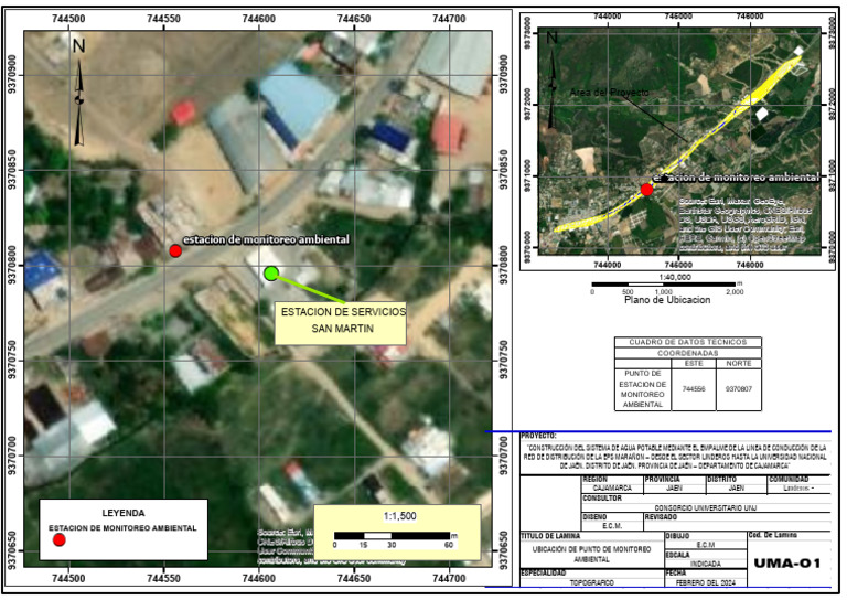 Mapa de Punto de Monitoreo Ambiental | PDF | Datos geográficos e ...