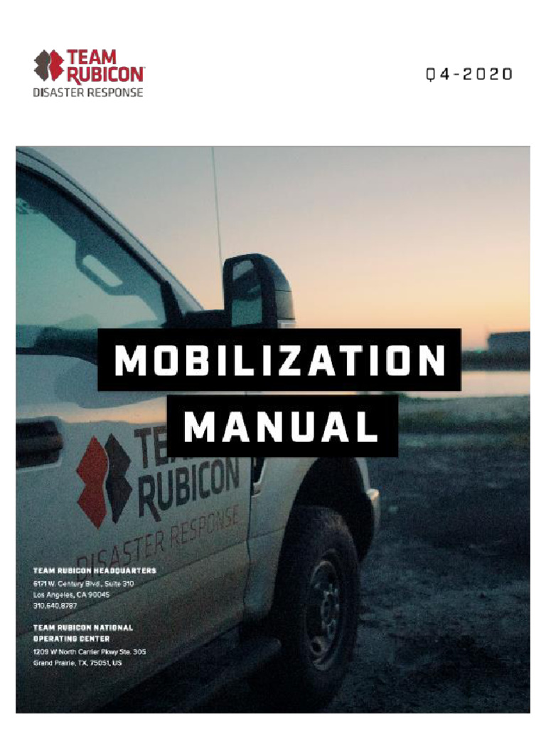 Mobilization Manual | PDF | Marketing Communications | Leadership