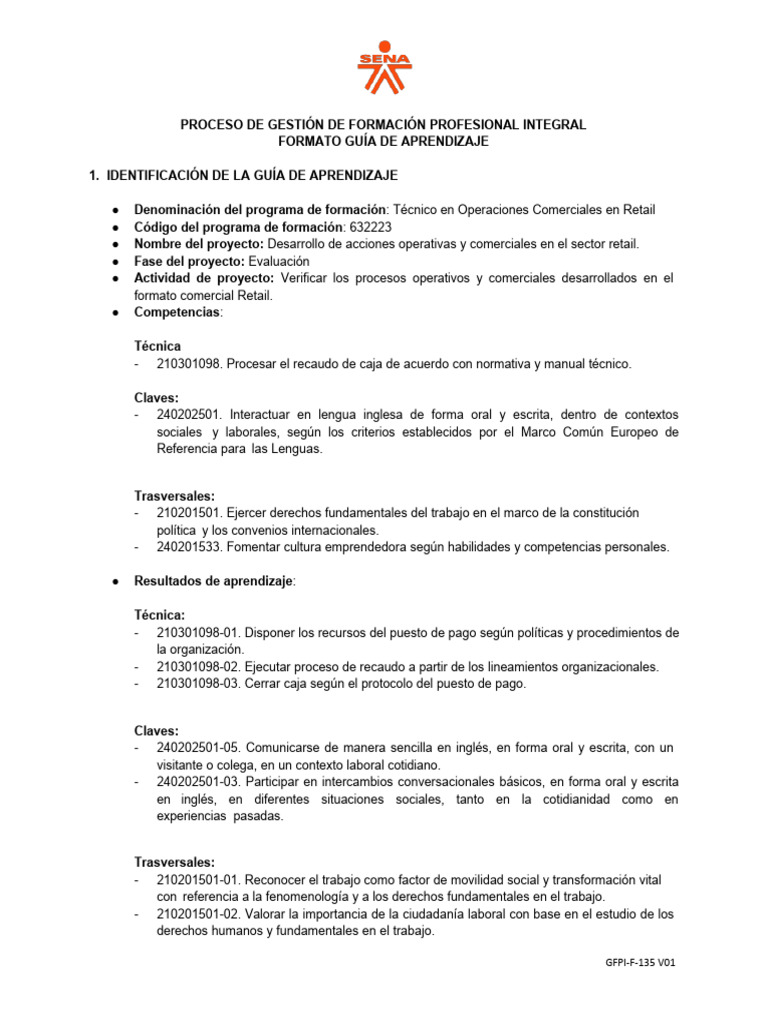 Guia Aprendizaje 4 | PDF | Sindicato | Iniciativa empresarial