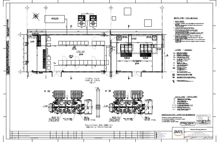 DYM P00255 301-I01.H1-3 - E-2024 Caseta de Control Deteccion de Fuego Planta y Secciones | PDF