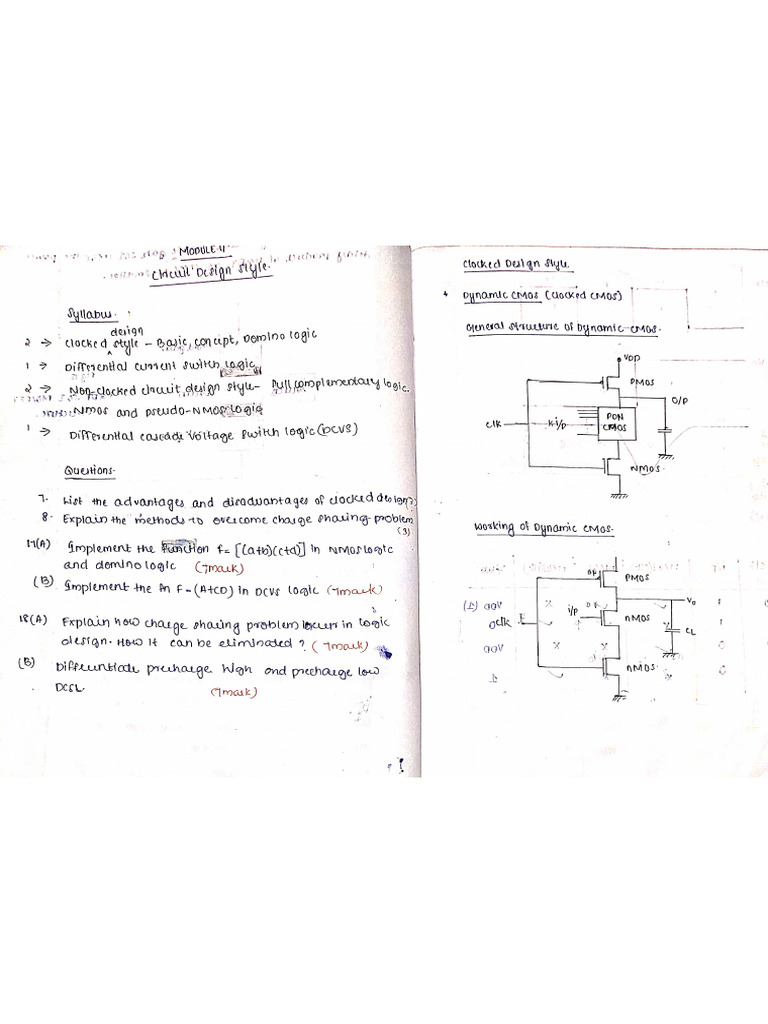 LPVLSI 4th Module | PDF