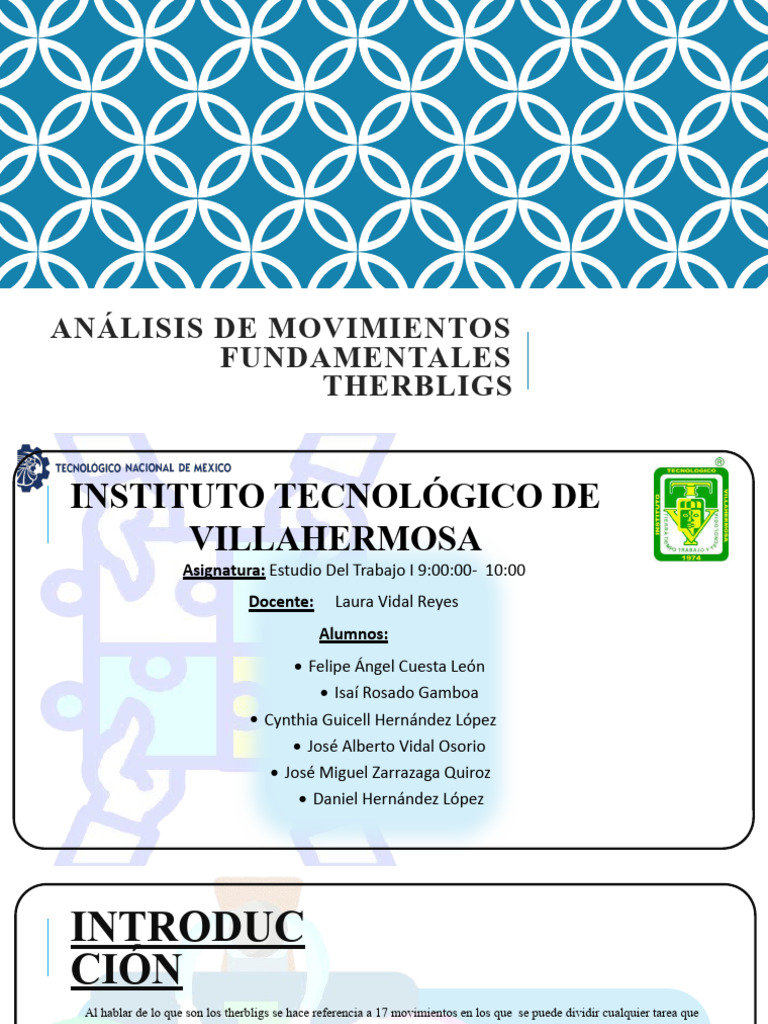 Análisis de Movimientos Fundamentales Therbligs | PDF
