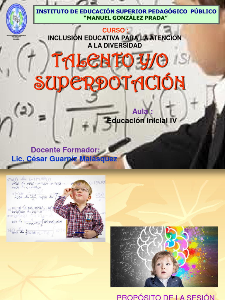 Talento Superdotación | PDF | Dotamiento intelectual | Creatividad