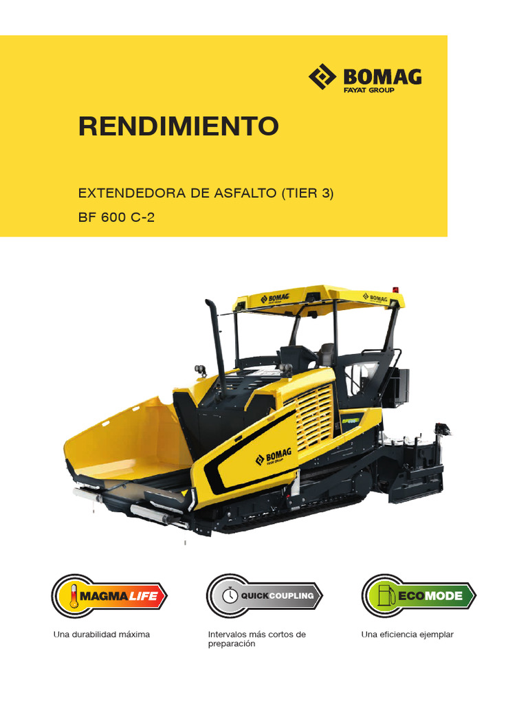 BOMAG BF 600 C 2 - Compressed | PDF