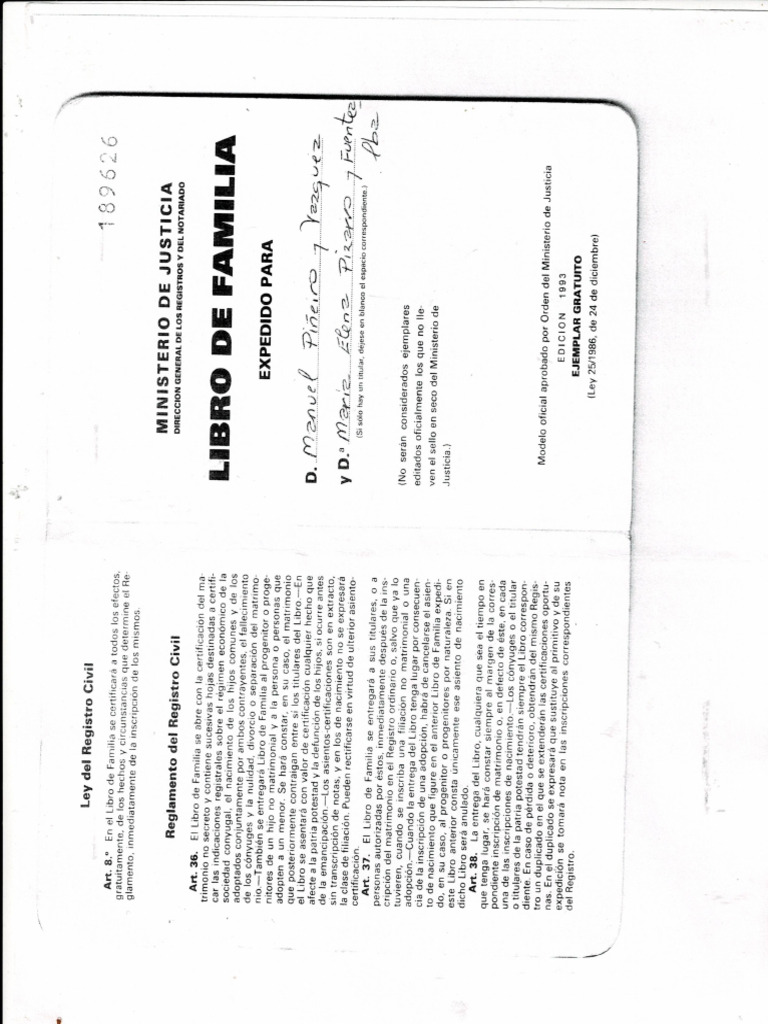 Libro Familia | PDF