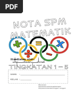 Nota Matematik SPM 2024 | PDF